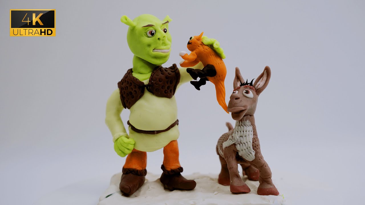 Modelling Shrek Characters With Clay | DIY Clay - YouTube