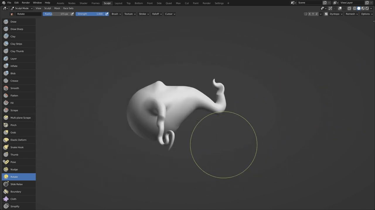 15 Rotate Brush In Blender YouTube 15 Rotate Brush In Blender YouTube