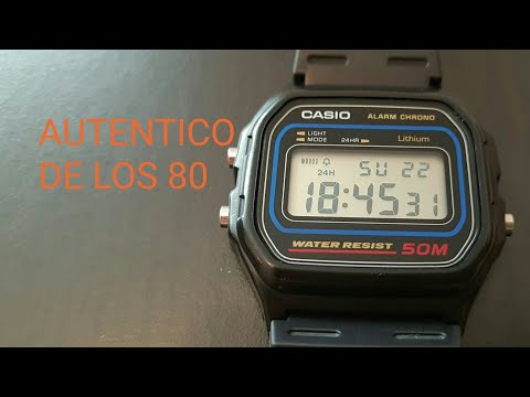 RELOJ CASIO W59:REVISADO EN MOVILIDAD - YouTube