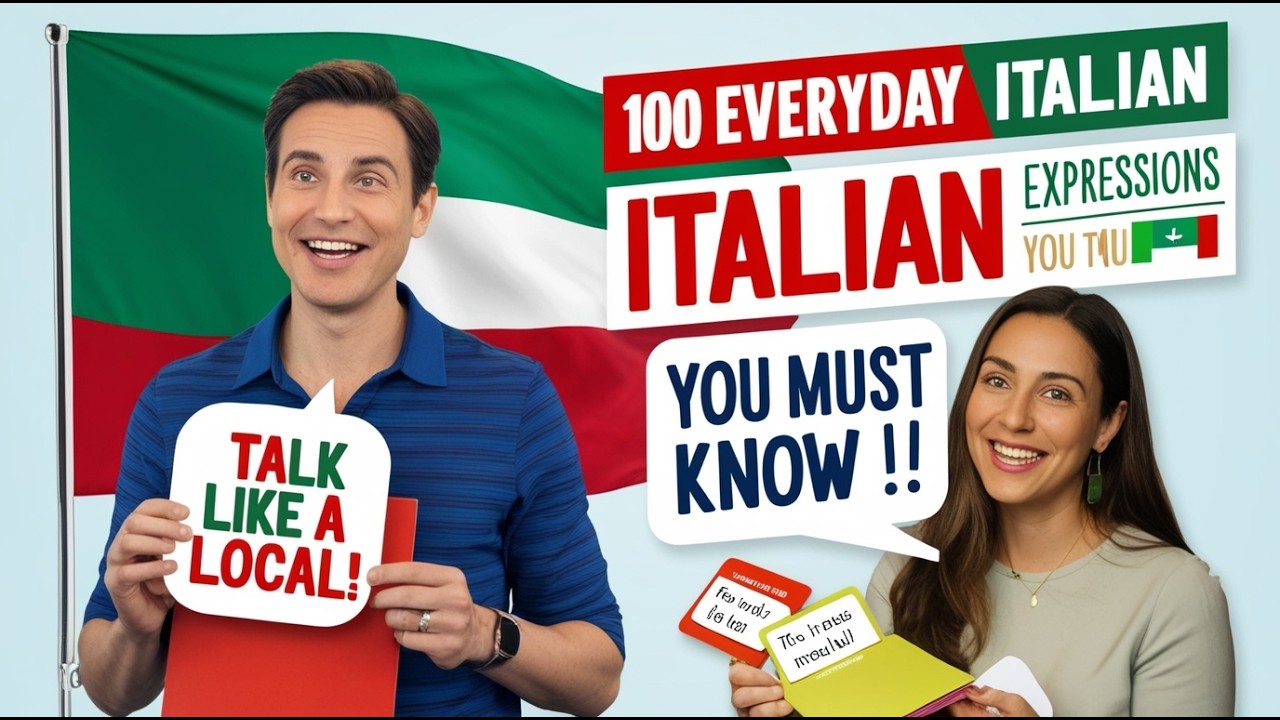 100 Everyday Italian Expressions You Must Learn 🇮🇹 Talk Like a Local ...