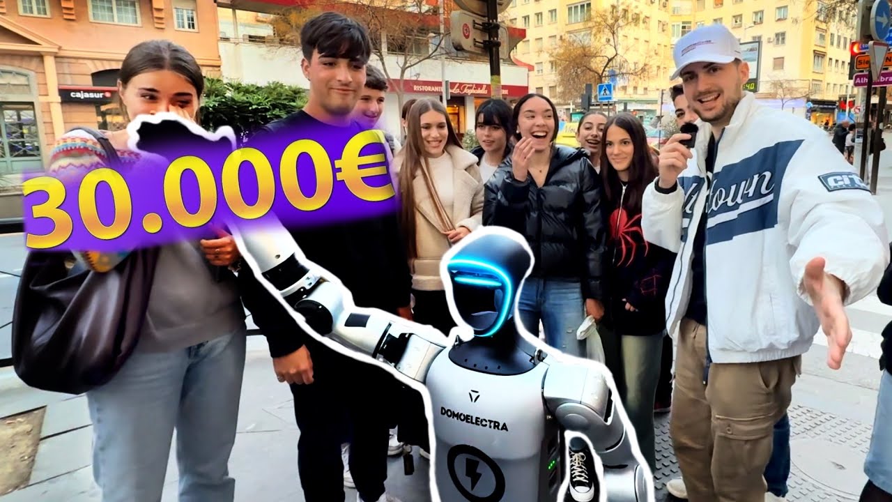 EL ROBOT mas CARO del MUNDO por la CALLE !😱🌏 - YouTube