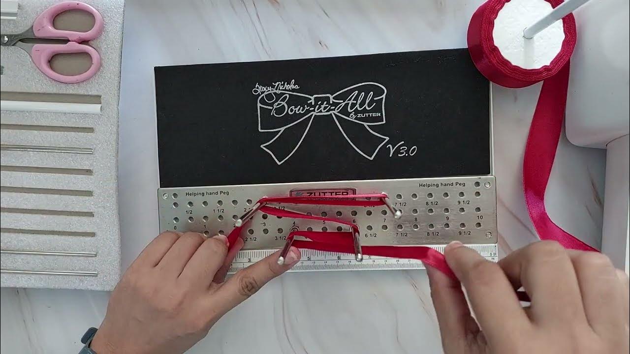 how to make a perfect bow using Zutter Bow-it-all v.3 - YouTube