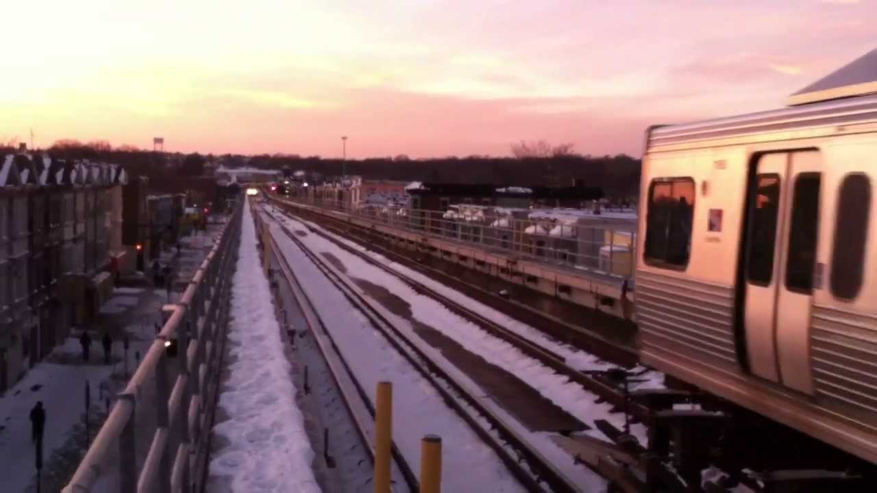 SEPTA: Market-Frankford Line Trains @ 60th St Station - YouTube