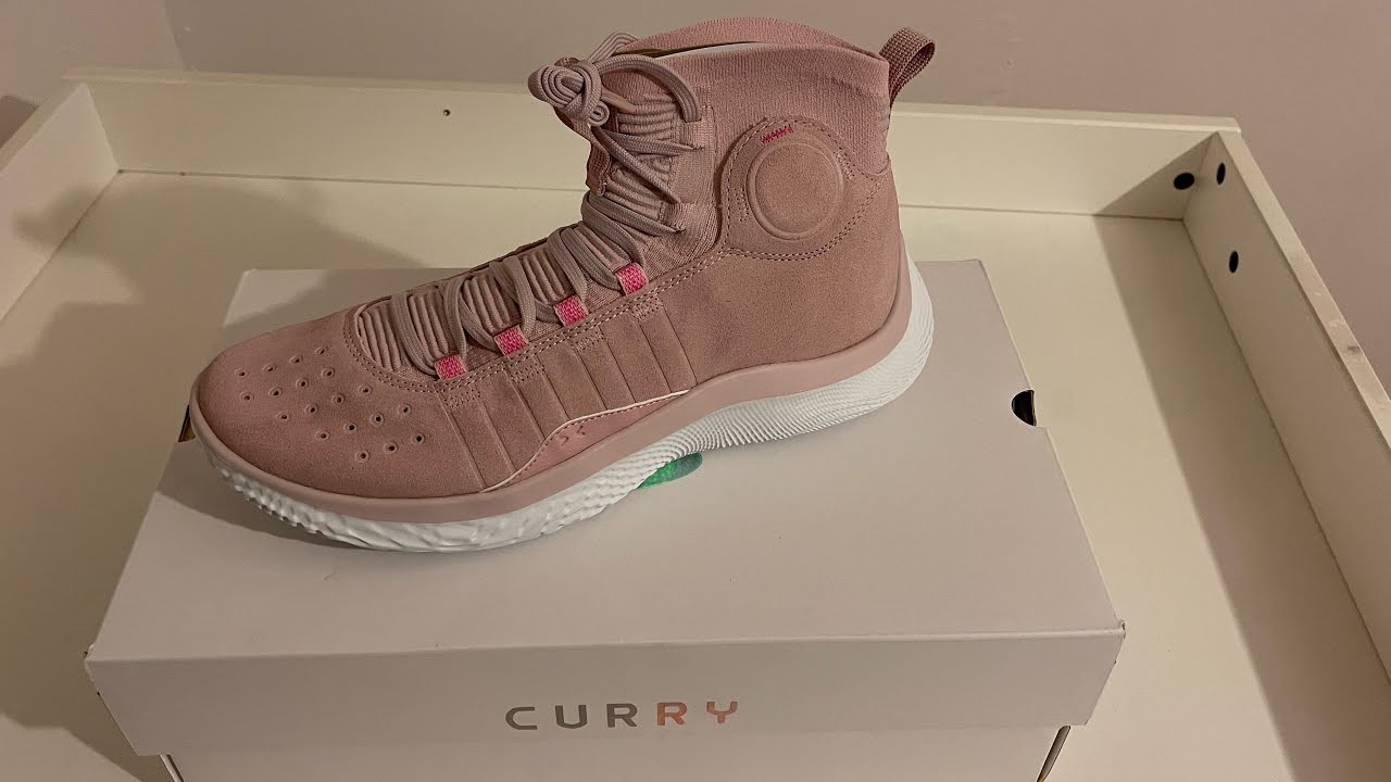 Curry 4 Flotro Pink Review - YouTube