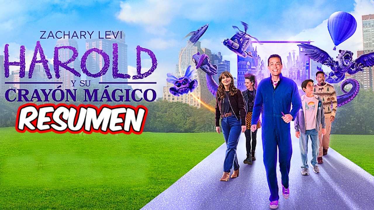 HAROLD Y EL CRAYON MAGICO 2024 (Harold and the Purple Crayon) | Resumen ...