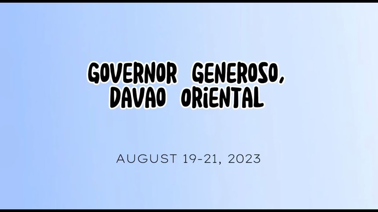 Governor Generoso-Davao Oriental | 2023 Rides - YouTube