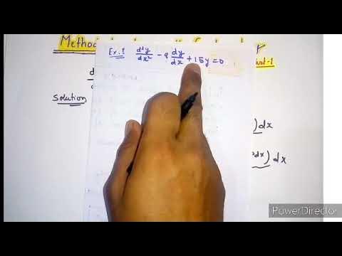 Method for finding Complementary Function // Second Order Differential Equation - YouTube