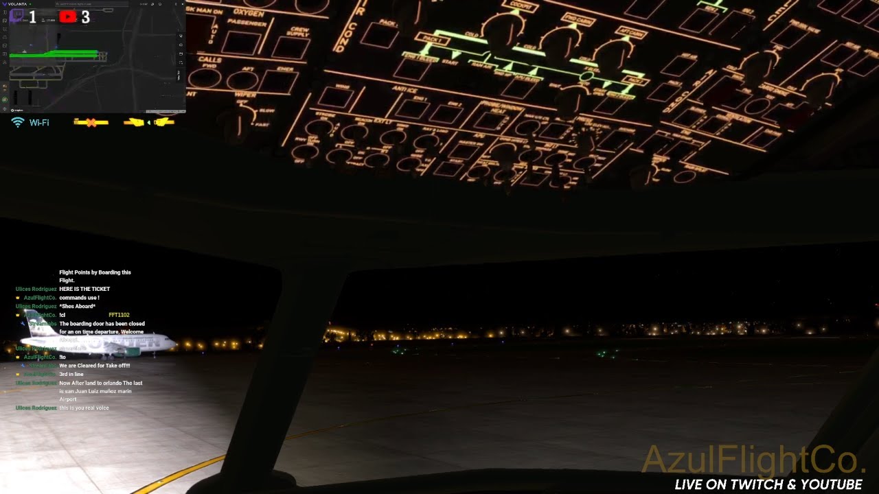 Pilot's View Stormy Late Night Flights in the a319 Xplane 12 # ...