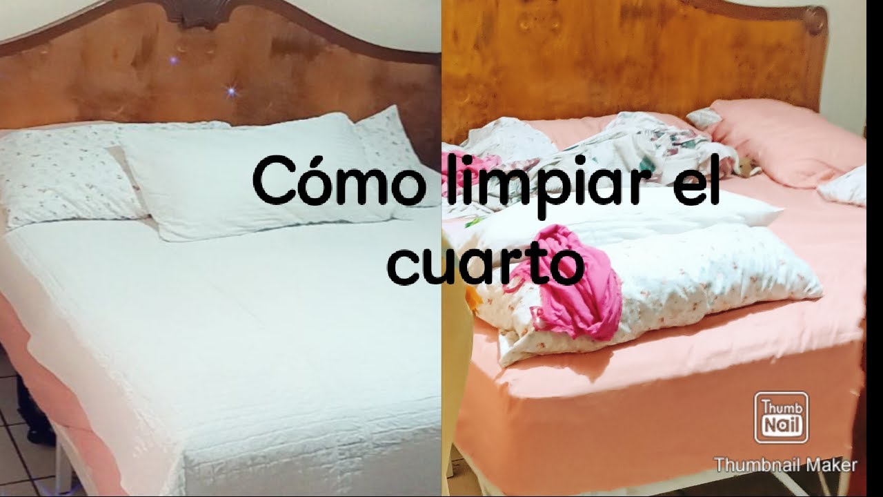 Como Limpiar y Organizar cuarto rapido ...sucio y lleno de polvo😟 - YouTube