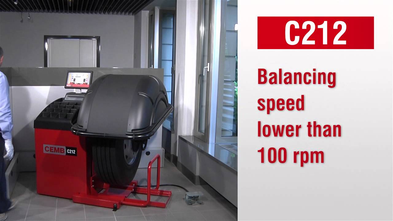 CEMB 212 - SARV Truck Tyre Balancing Machine - YouTube