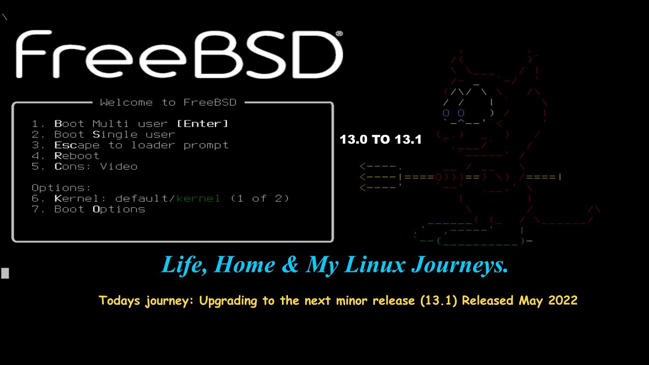 FreeBSD13.0 Upgrade To FBSD13.1 May 2022 Release: # freebsd-update -r ...