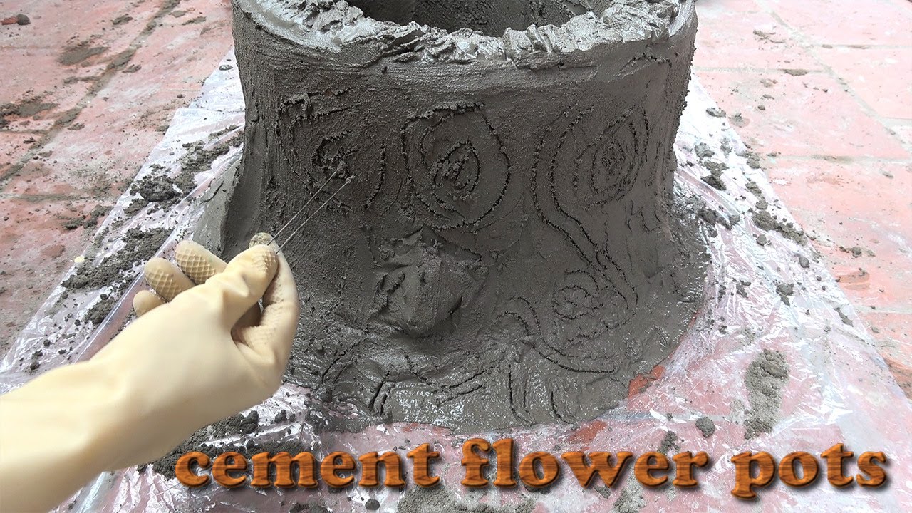 How To Make Beautiful Cement Tree Stump at Home Easily. - YouTube