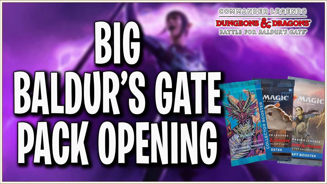Commander Legends: Battle for Baldur's Gate Pack Opening | Draft, Set ...