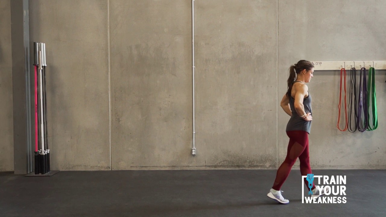 Exaggerated Heel to Toe Walking - YouTube