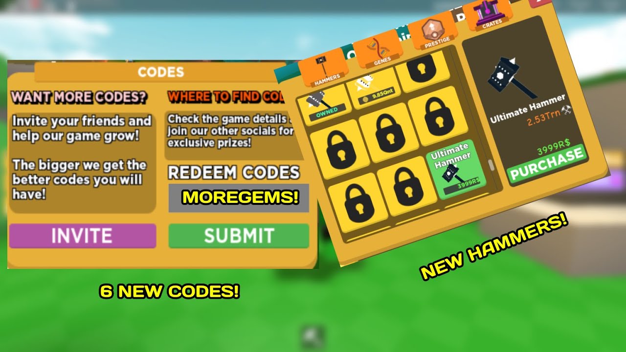 ROBLOX Hammer Simulator All NEW CODES! - YouTube