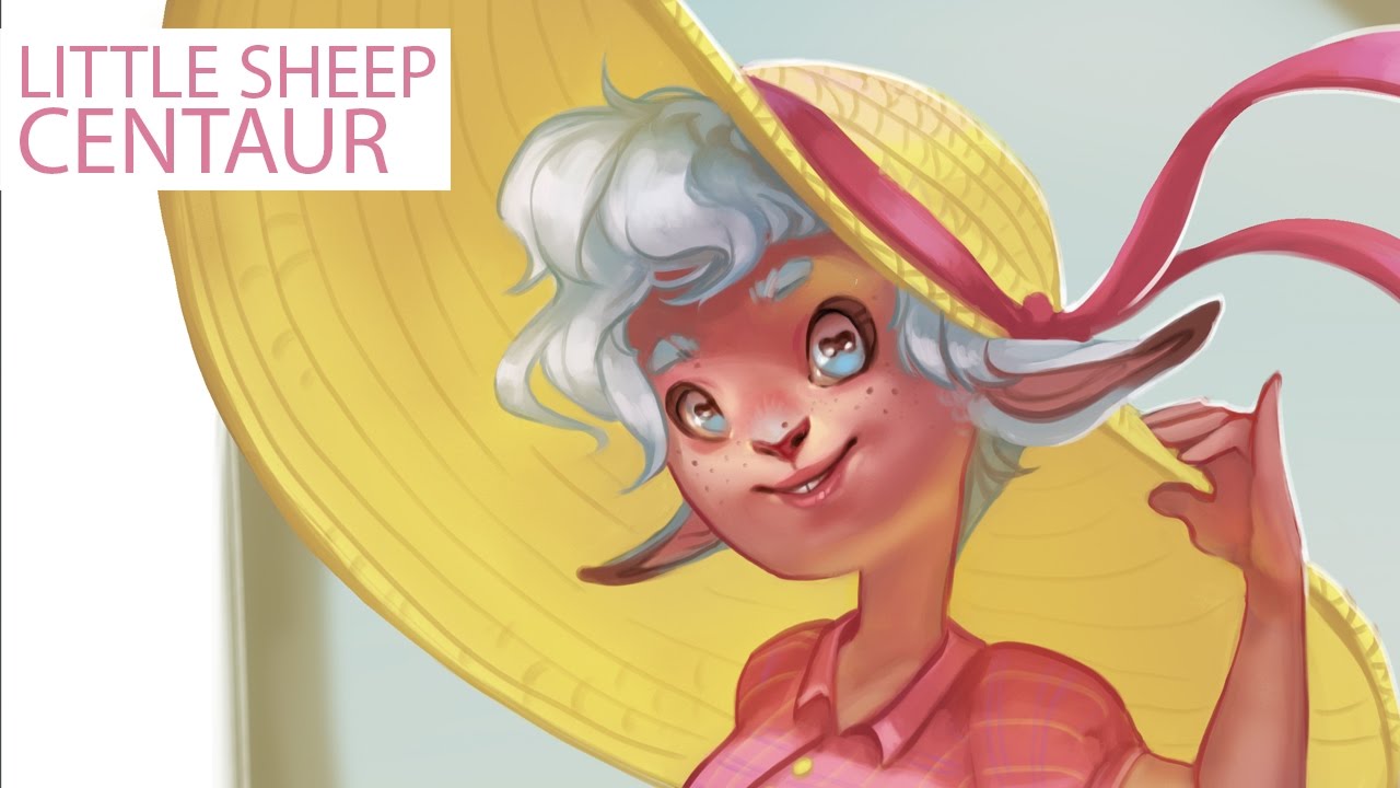 Little Sheep Centaur •Digital painting• - YouTube