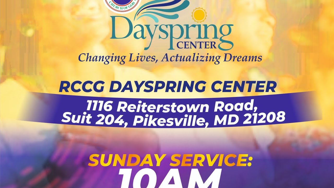 RCCG Dayspring Center- Welcome video - YouTube