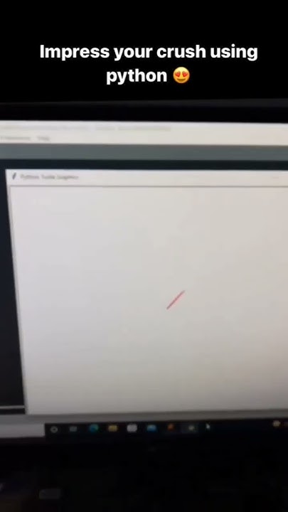 Impress Your Crush Using Python Youtube