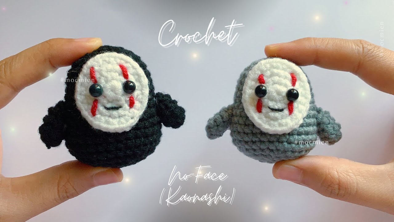 [Eng sub] Crochet No-Face (Kaonashi) | Hướng dẫn cách móc vô diện (Vùng ...