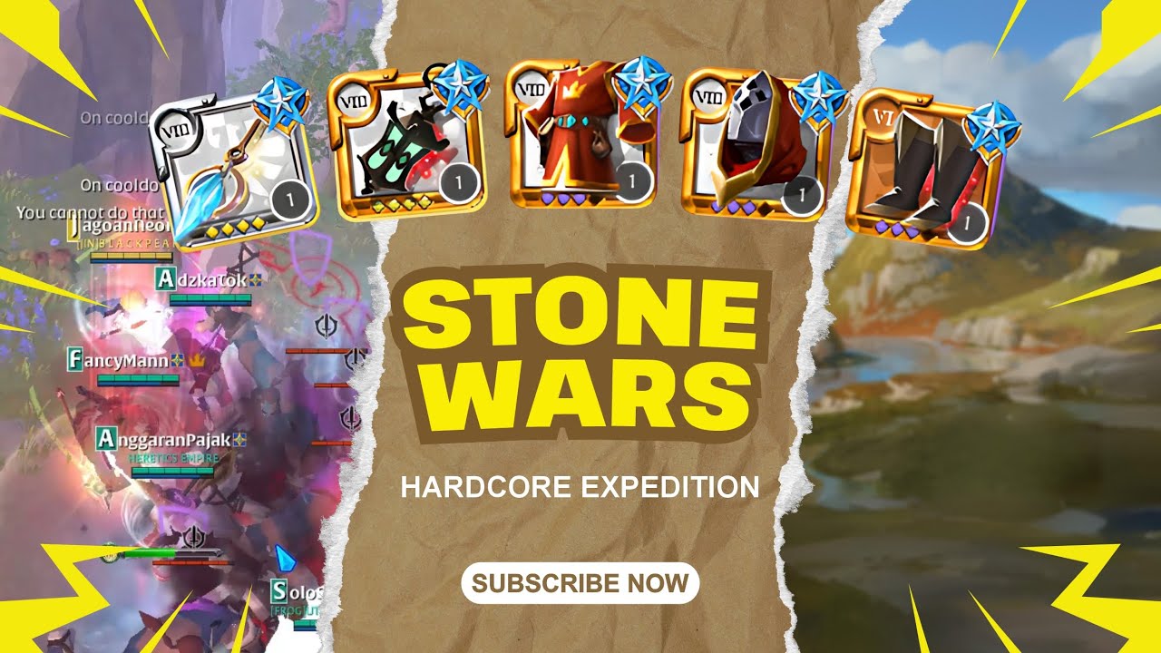 STONE WARS LVL 15 | DPS FROST | ALBION ONLINE ASIA 2025 - YouTube