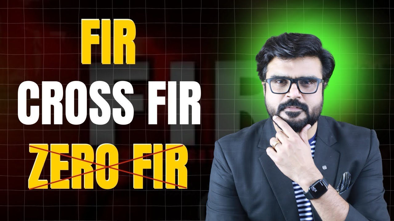 Clear your concept with MJ sir || FIR / Cross FIR / Zero FIR ...
