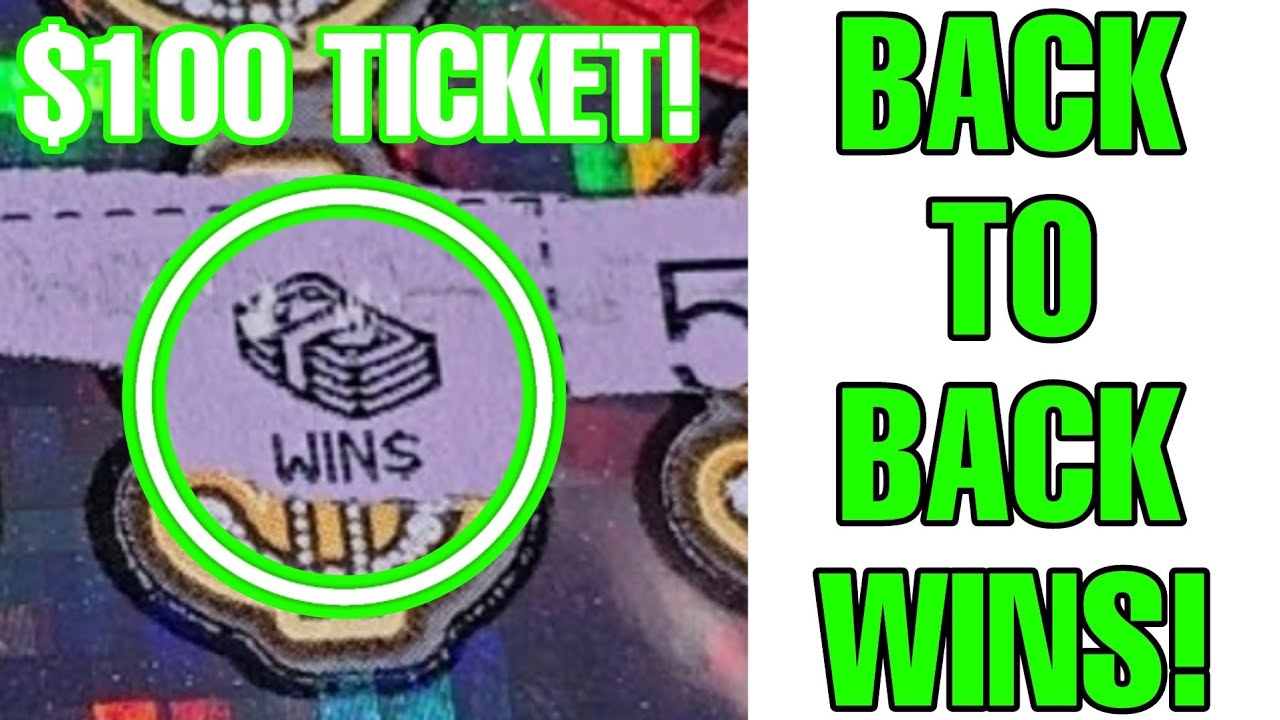 BACK TO BACK WINS on a $100 Ticket!!!! - YouTube