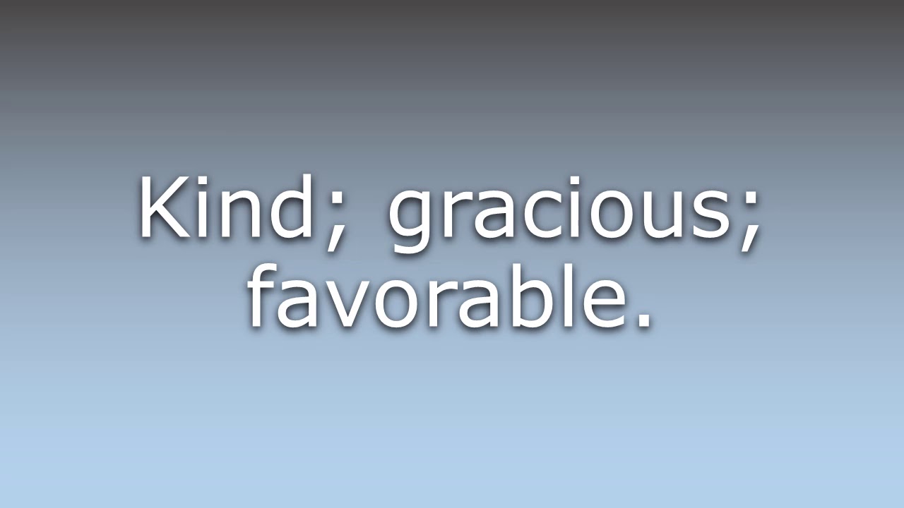 What does Benignant mean? - YouTube