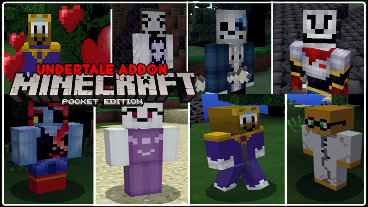 MASA DEPAN DI MCPE 1.1 BOSS PALING KUAT - UNDERTALE FRIENDS ADDONS - YouTube