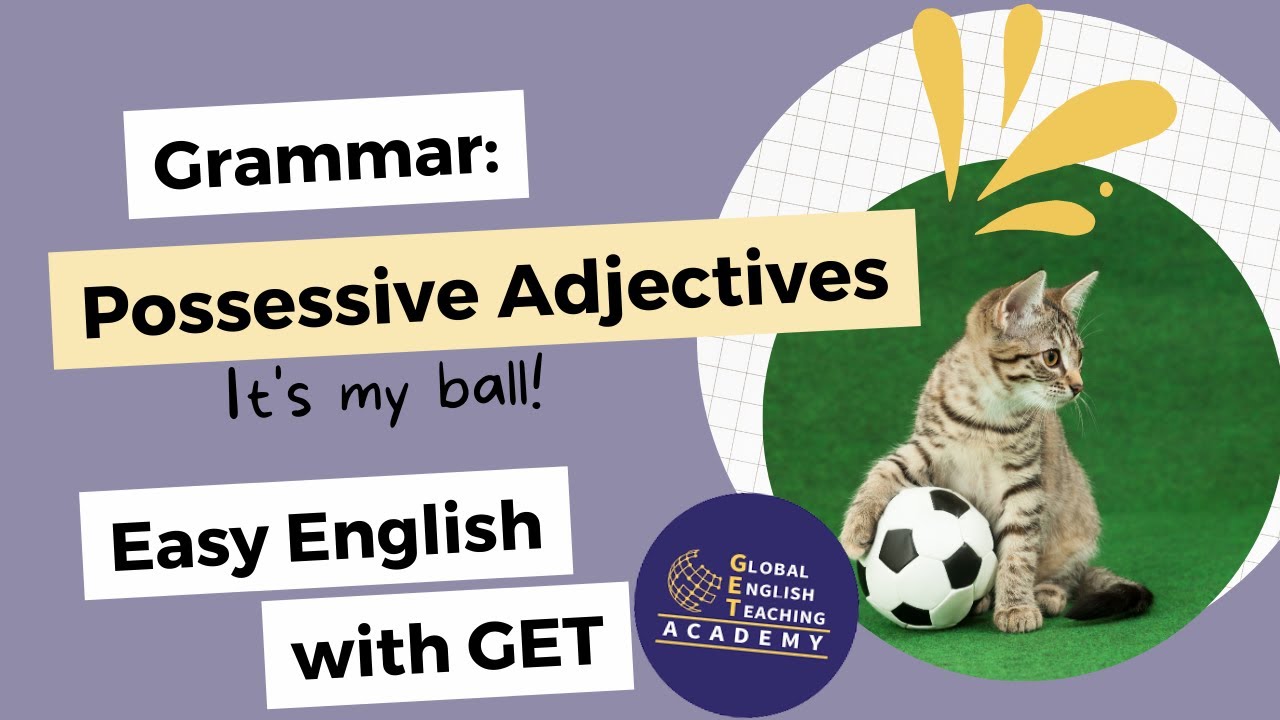 Let's learn Possessive Adjectives - A2 English Grammar for kids - YouTube