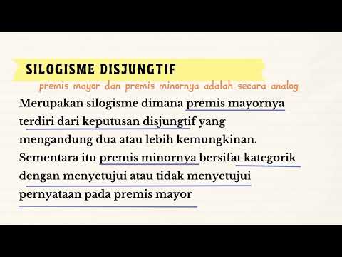 PENGERTIAN SILOGISME DAN JENIS-JENISNYA - YouTube