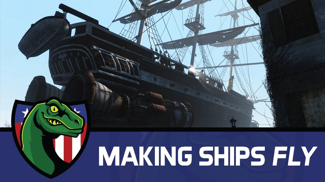 Making Ships Fly In Fallout 4 - YouTube