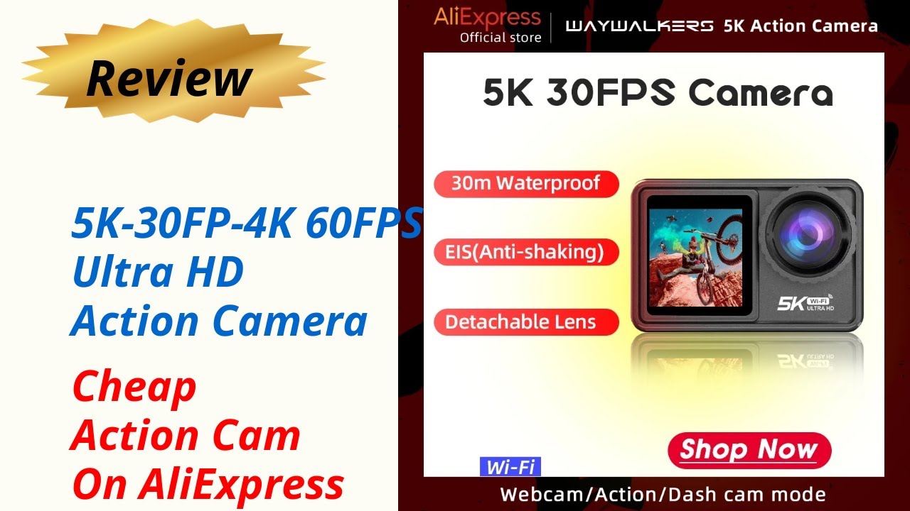 Review 5K-30FP-4K 60FPS Ultra HD Action Camera - Cheap Action Cam On ...