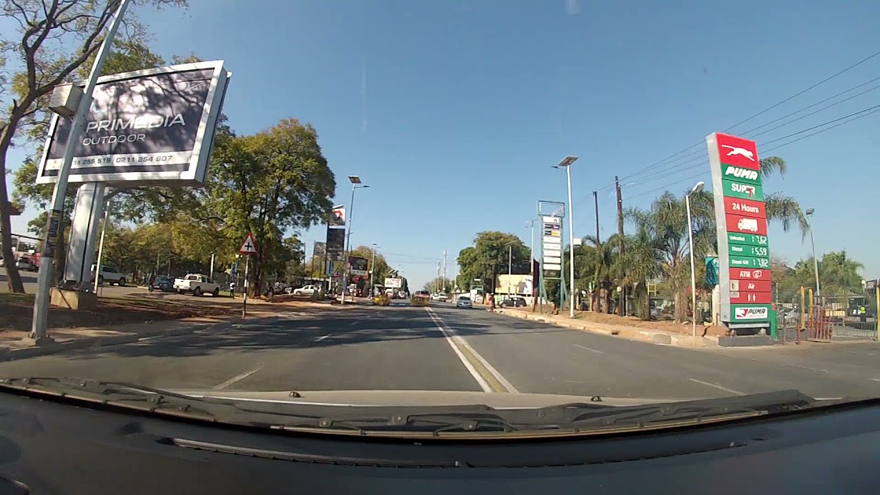 [Roads] Lusaka, Zambia | Kabulonga Road → Lake Road → Mosi-O-Tunya Road ...