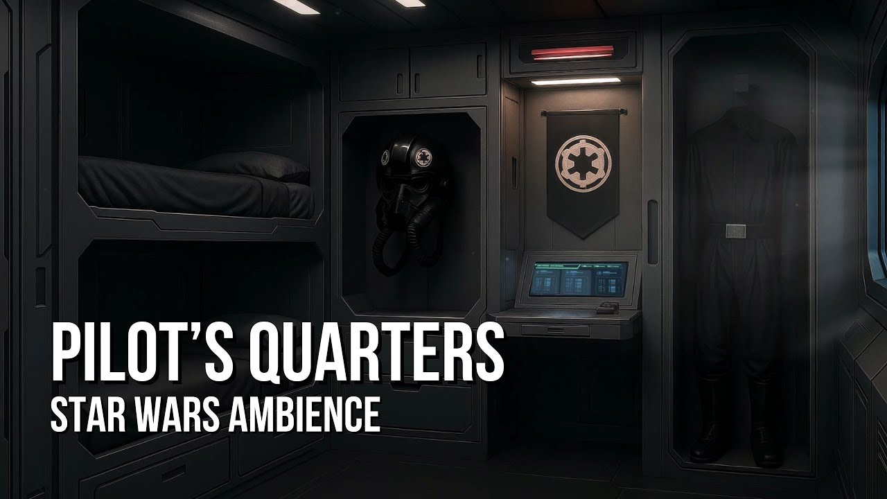 Imperial Pilot's Quarters | Star Wars Ambience | TIEs, Star Destroyer ...