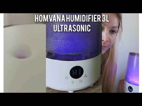 Homvana Humidifier 3L Ultrasonic - Overview and Review - YouTube