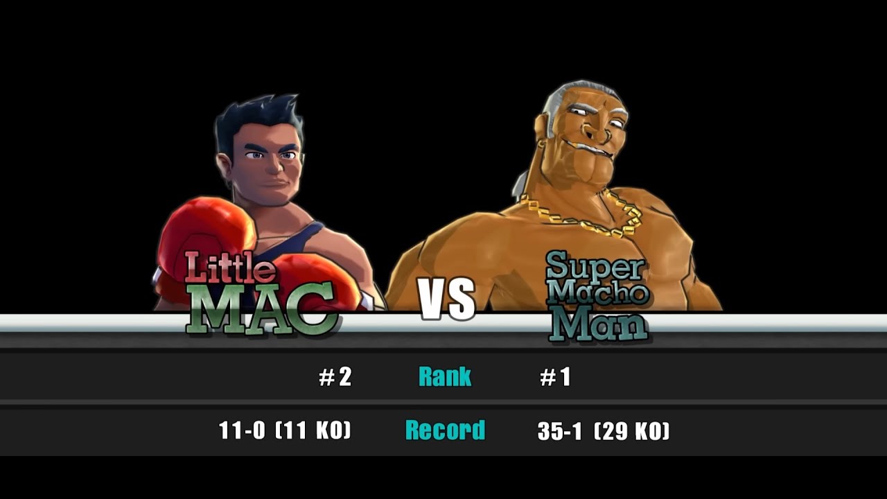 Punch Out!! (Wii) Little Mac Vs Super Macho Man - YouTube