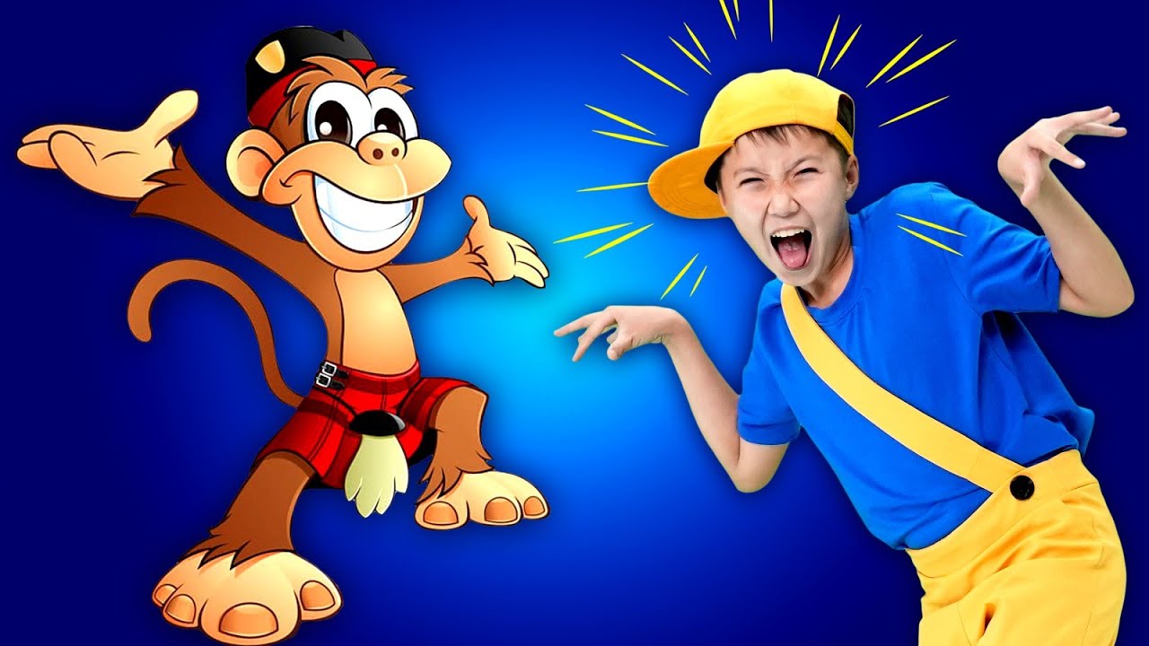 Monkey Rabbit Chicken Dance - Nursery Rhymes & Kids Songs | Hahatoons ...