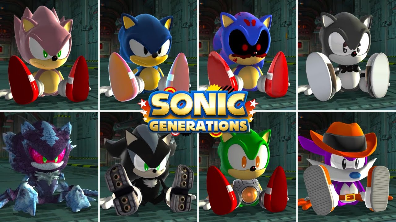 Sonic Generations: Choose Your Favorite Classic Design 2 (Sonic Designs ...