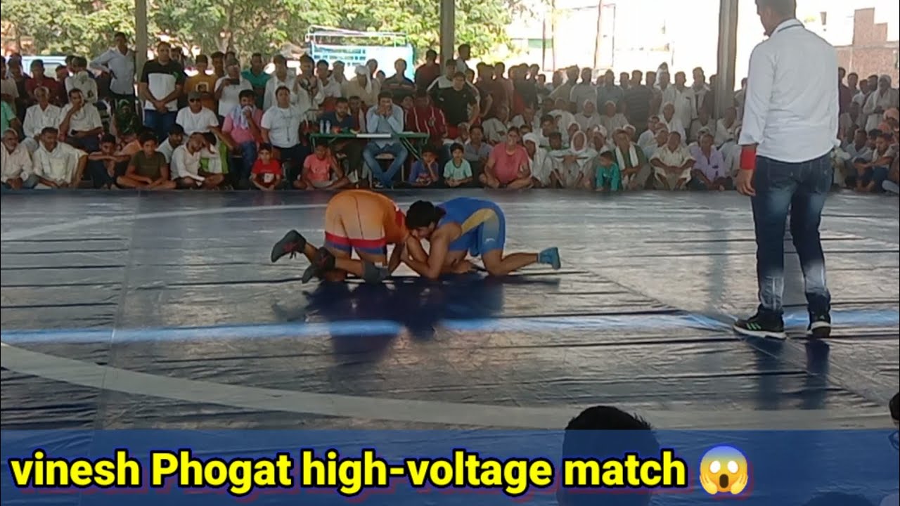 Vinesh Phogat High voltage match ऐसा मैच आज तक नहीं देखा होगा आप ने ...