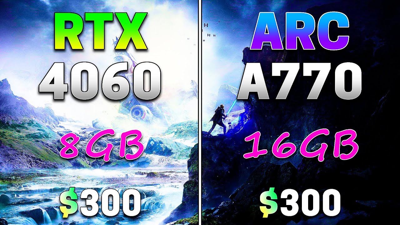 RTX 4060 8GB vs ARC A770 16GB | PC Gameplay Tested - YouTube