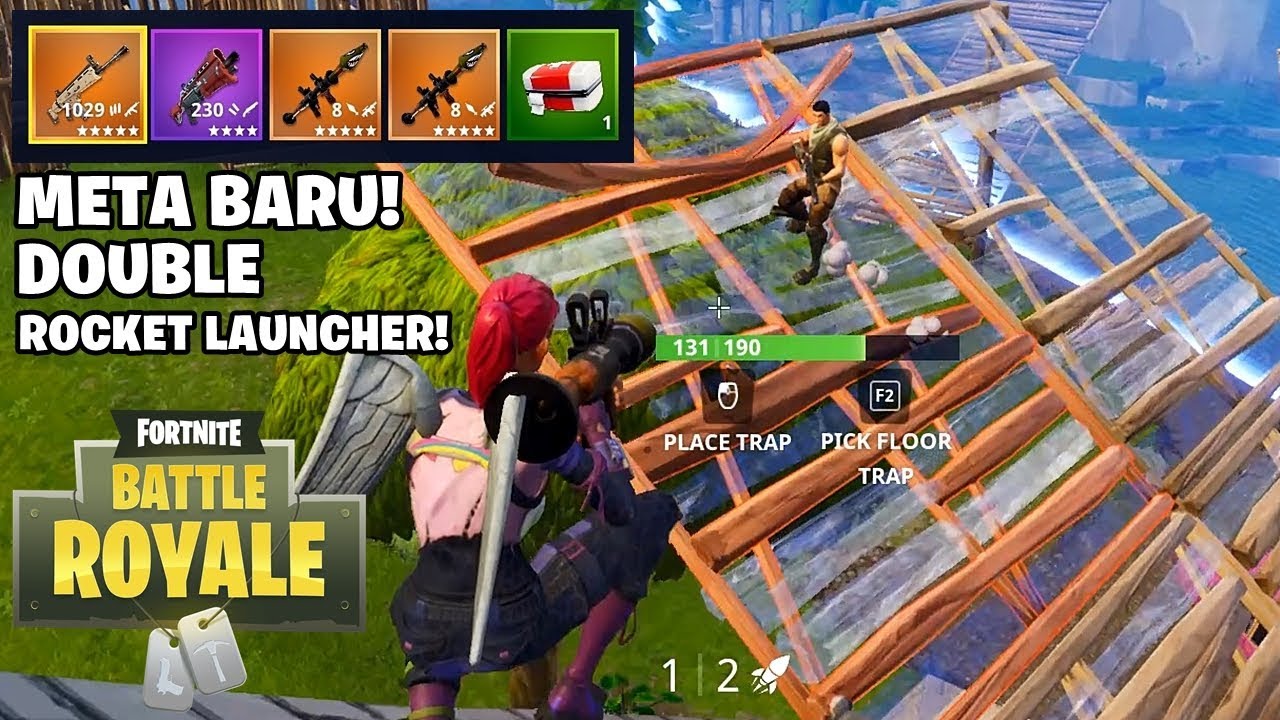 META BARU! DOUBLE ROCKET LAUNCHER! - Fortnite: Battle Royale (Indonesia ...