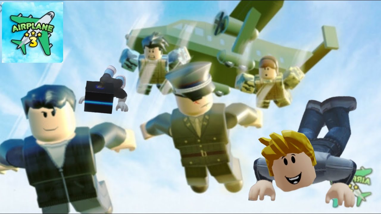 On devient des militaires sur Roblox !!! (Airplane Story 3) - YouTube