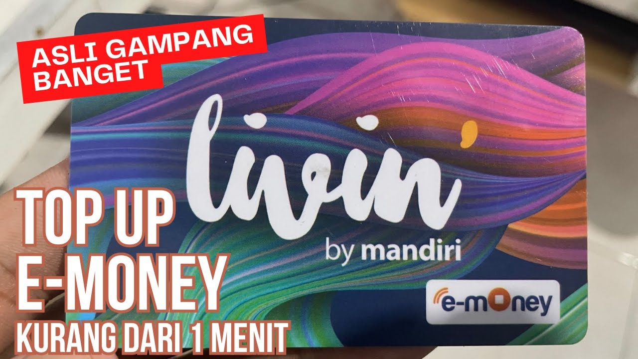Top up kartu e-money | review | #bankmandiri #emoney - YouTube