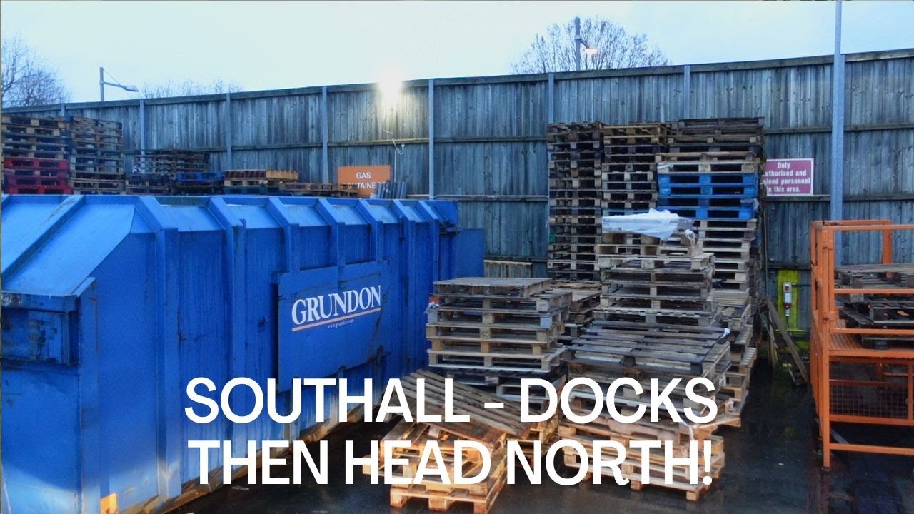 Southall - Docks - Then Head North! HGV Container Truck Driving UK ...