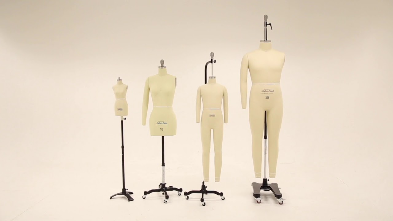 Full Body Male Bust Form - YouTube