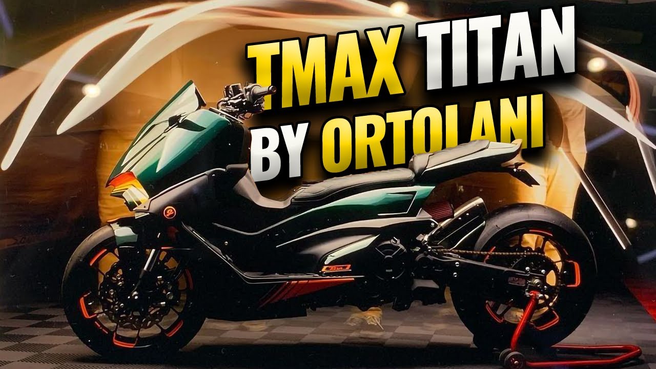 Yamaha TMAX TITAN By Ortolani Customs 💪 - YouTube