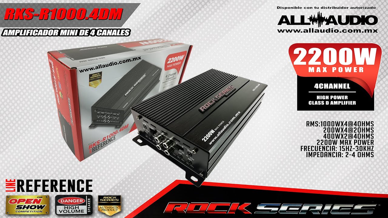 Rock Series - RKS R1000.4DM - YouTube