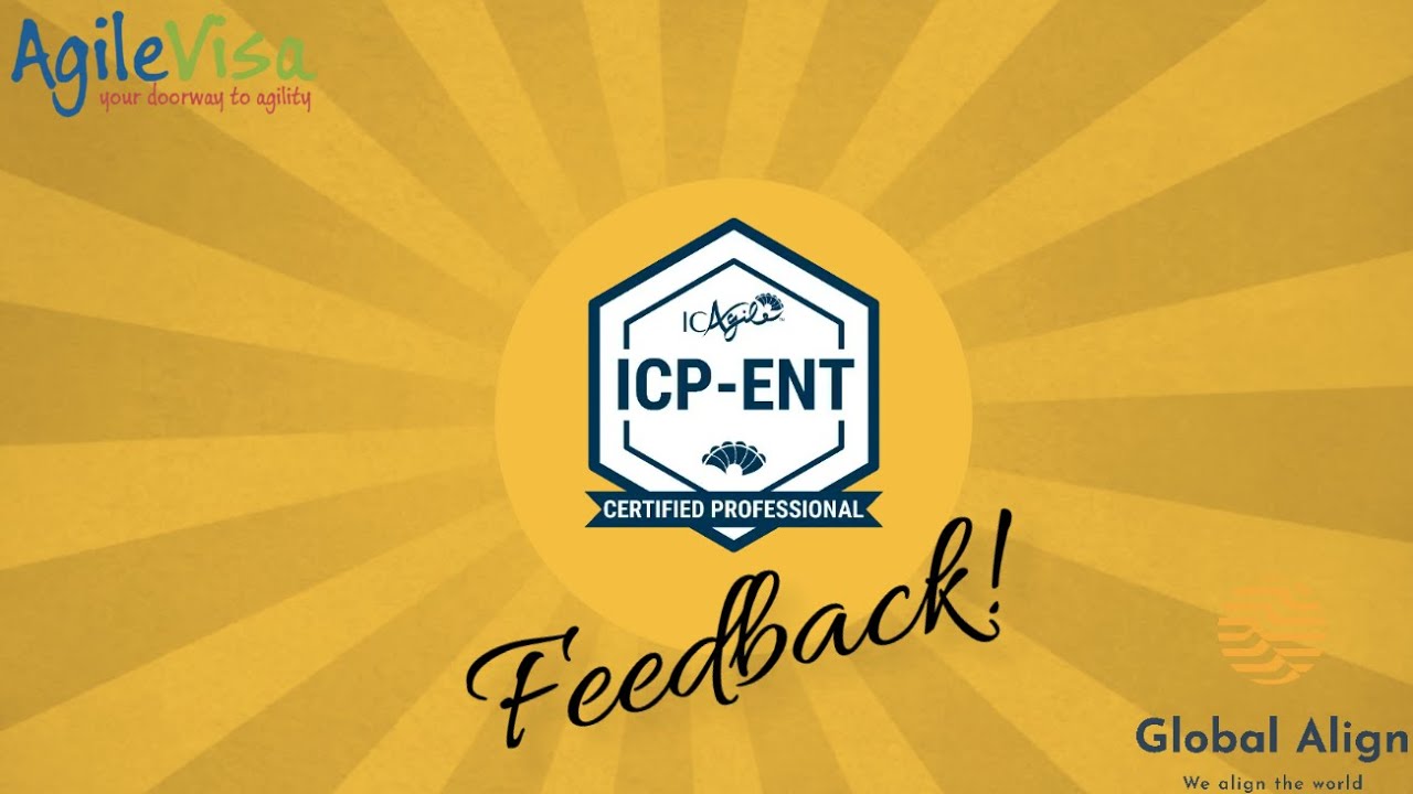 ICAgile ICP-ENT Feedback - Hosted by AgileVisa - YouTube