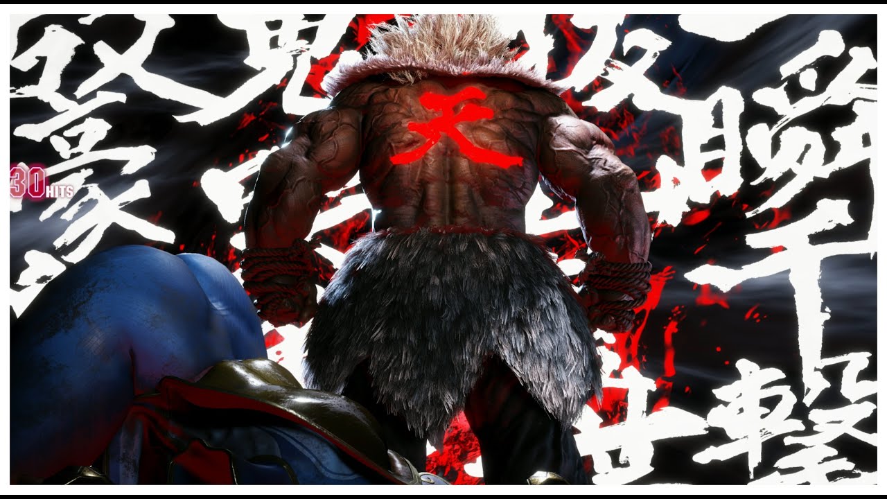 Street Fighter 6: Akuma Raging Demon on EVERYONE (With DLC) - YouTube