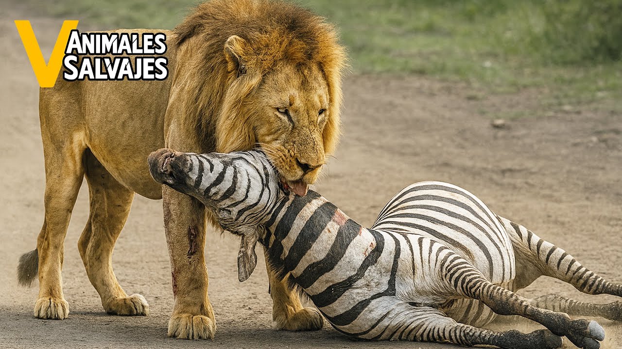Los Ataques De Leones Más Increíbles Captados En Cámara | Animales ...